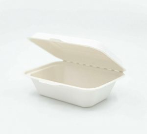 7x5x2.5″ White Clamshell - Bio Packaging WA